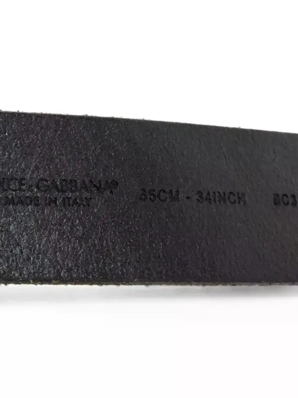 Dolce & Gabbana Logo-plaque Buckle Belt