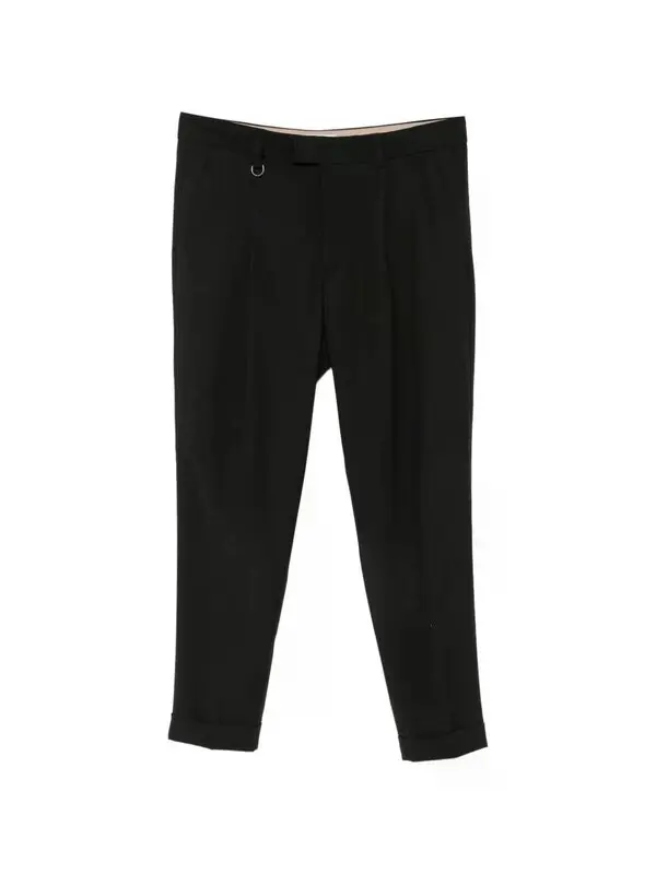 PAOLO PECORA D-ring Turn-up Trousers