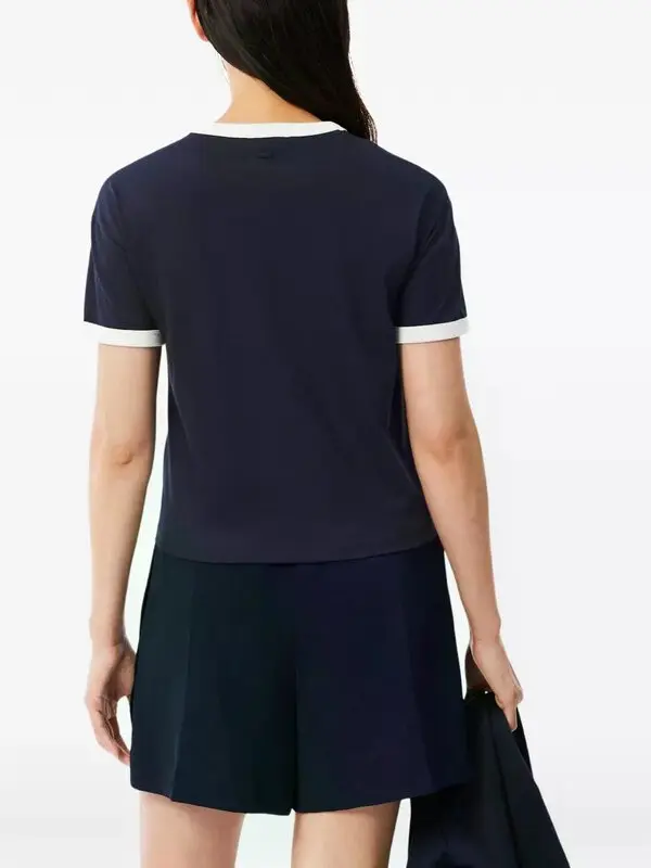Lacoste Embroidered-badge Cotton Jersey T-shirt