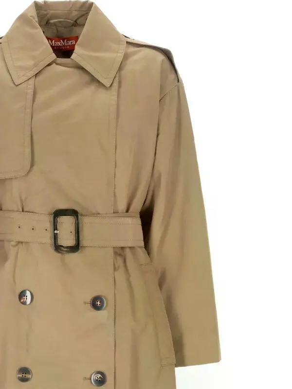 Max Mara Belted Double-breasted Trench Coat