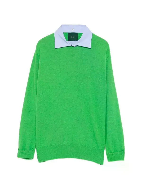 MAISON JEJIA Nina Layered-collar Sweater