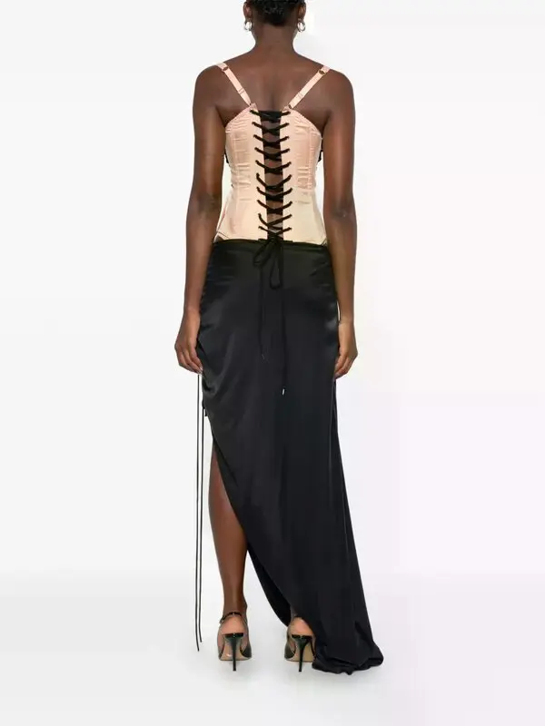 MARIA LUCIA HOHAN Sakura Lace-up Corset Dress