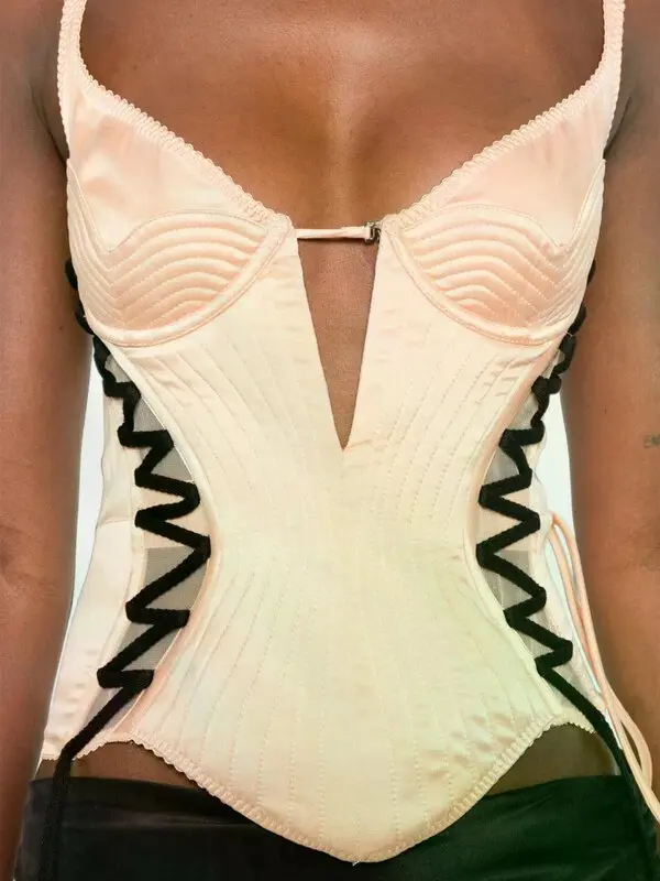 MARIA LUCIA HOHAN Sakura Lace-up Corset Dress
