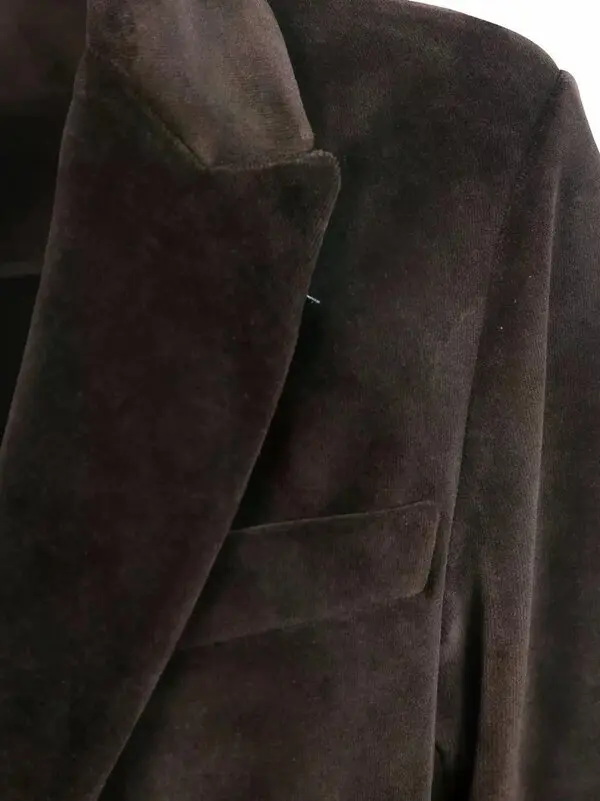 CIRCOLO 1901 Velvet Single-breasted Blazer