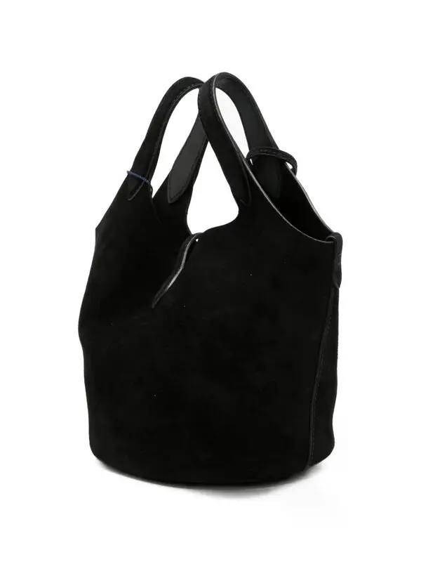 Polo Ralph Lauren Suede Logo-embroidered Tote Bag