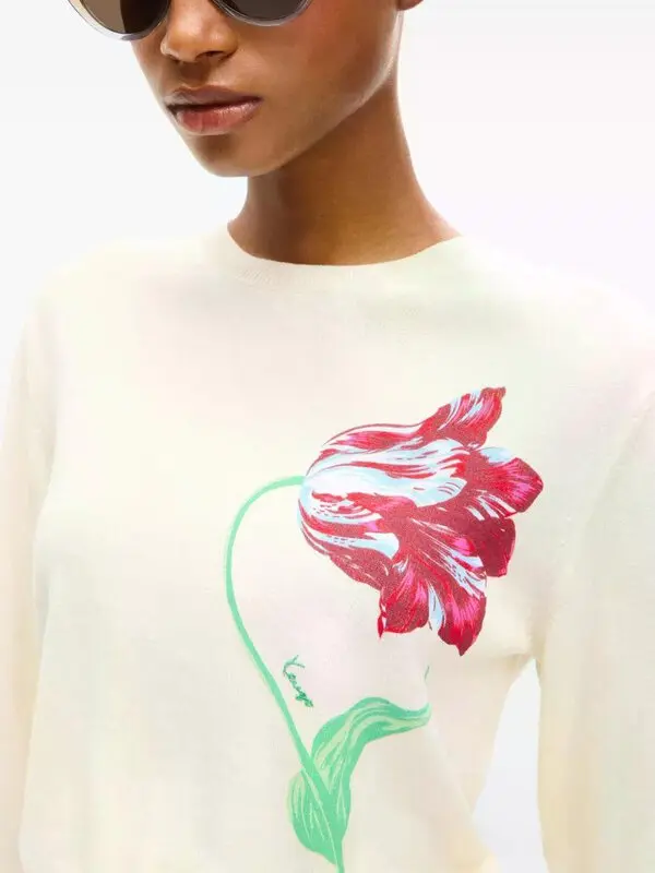 Kenzo Tulip Embroidered Jumper