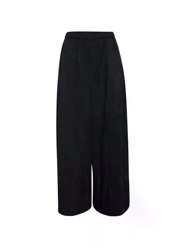 ENFOLD Crinkled Wide-leg Trousers