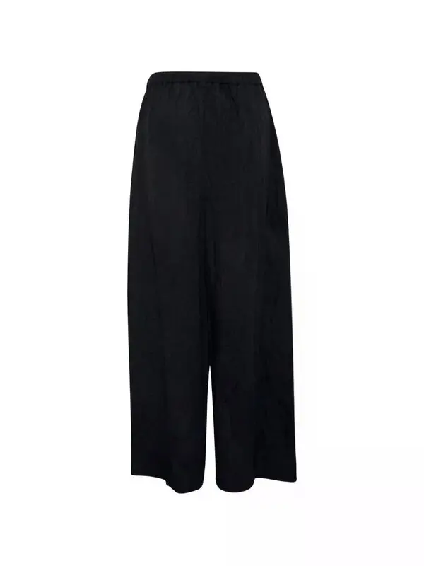 ENFOLD Crinkled Wide-leg Trousers