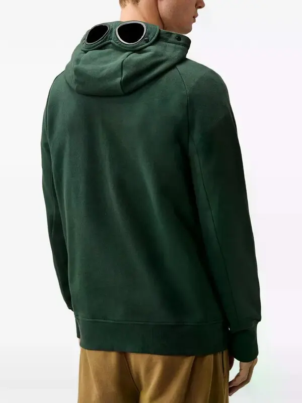 C.P. COMPANY Diagonal Raised Fleece Goggle Zip Sweatshirt