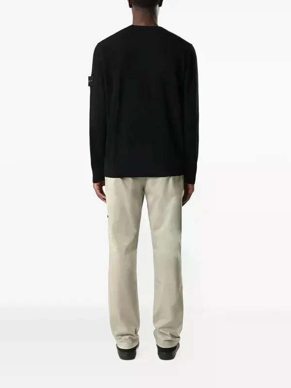 Stone Island Light Rws Geelong Wool Crew Neck Sweater