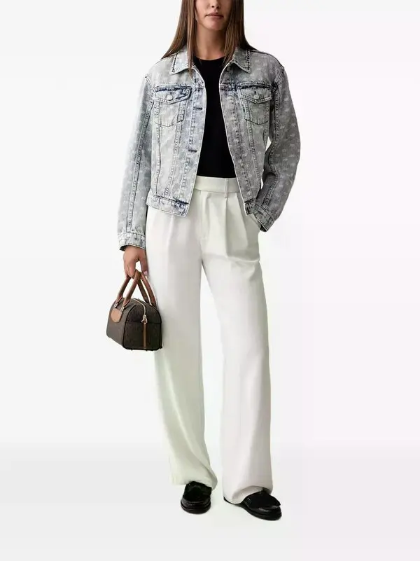 Armani Exchange Logo-print Denim Jacket