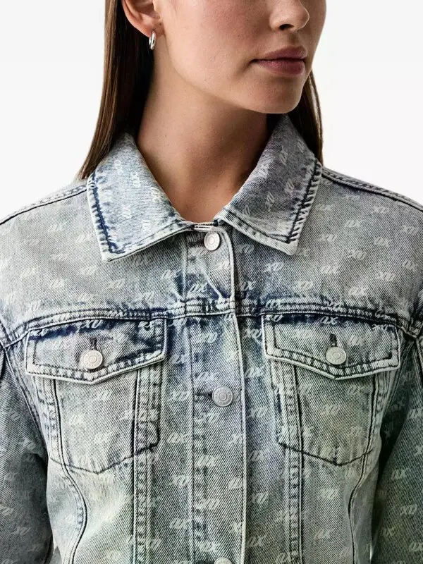 Armani Exchange Logo-print Denim Jacket
