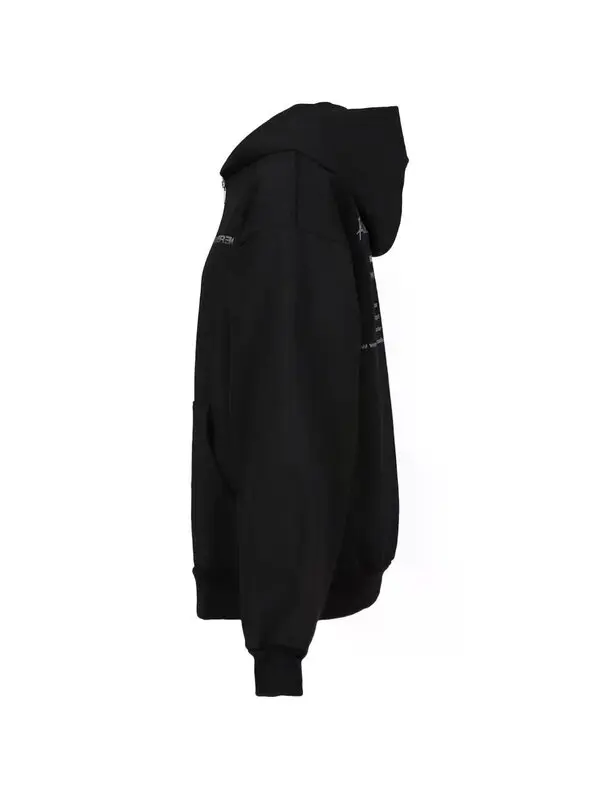 ALTER EGO Logo-print Zip-up Hoodie