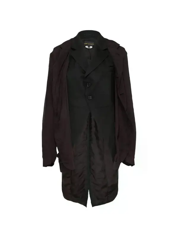 Comme Des Garçons Tailored Longline Pointed-hem Blazer