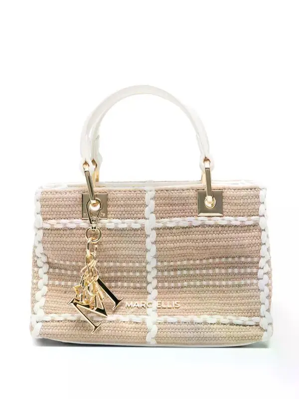 MARC ELLIS Krissy Woven-effect Tote Bag