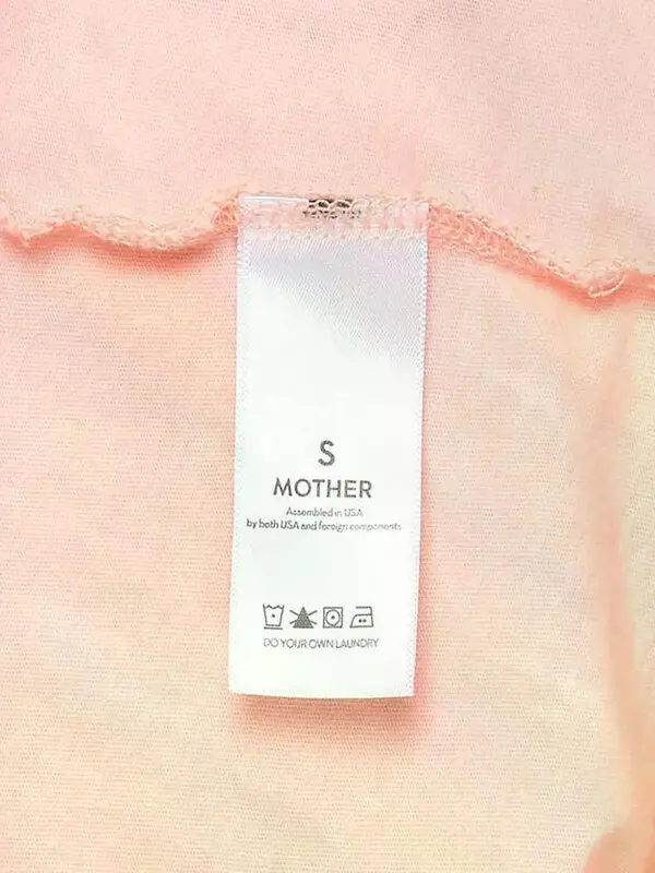 MOTHER Lil Goodie Ringer Crew Neck T-shirt