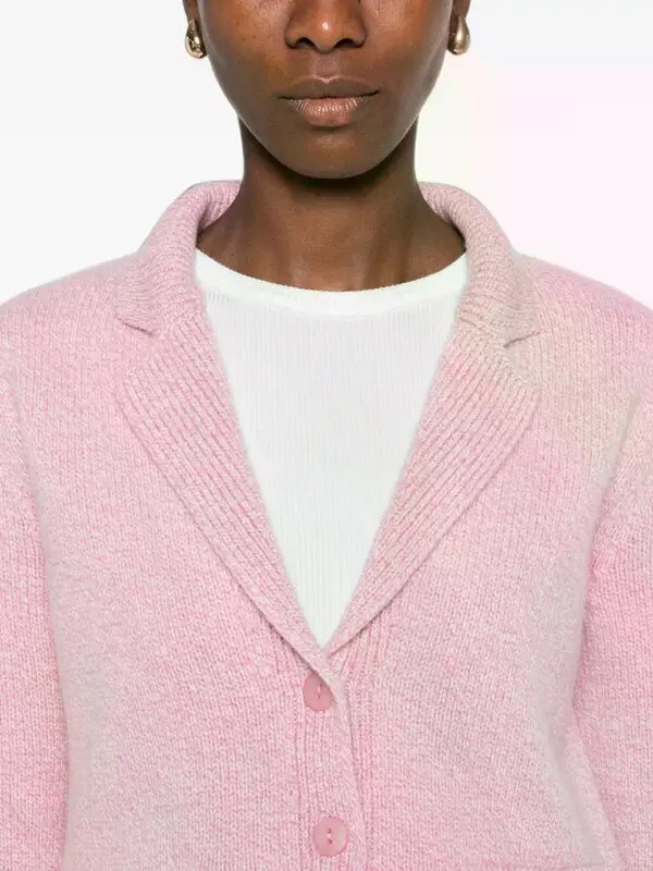 KANGRA Knitted Notch-lapel Jacket