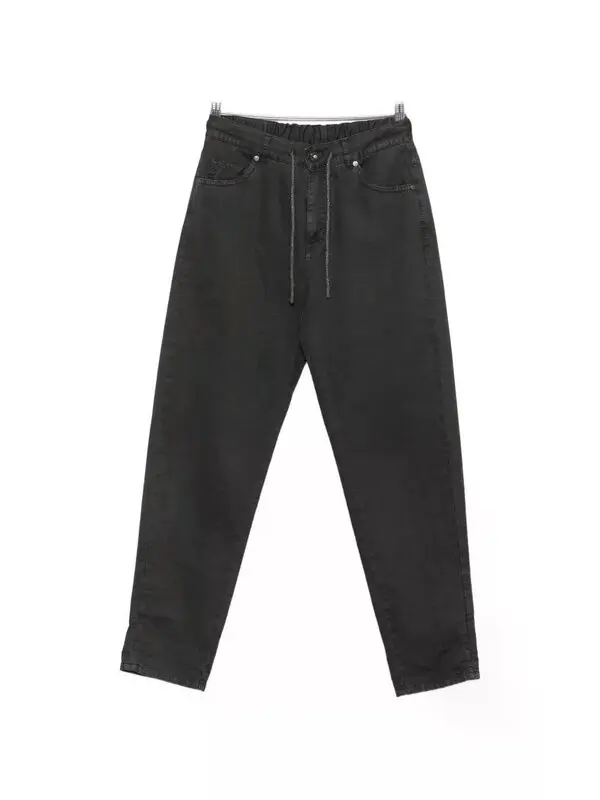 PANICALE Drawstring-waist Straight-leg Jeans