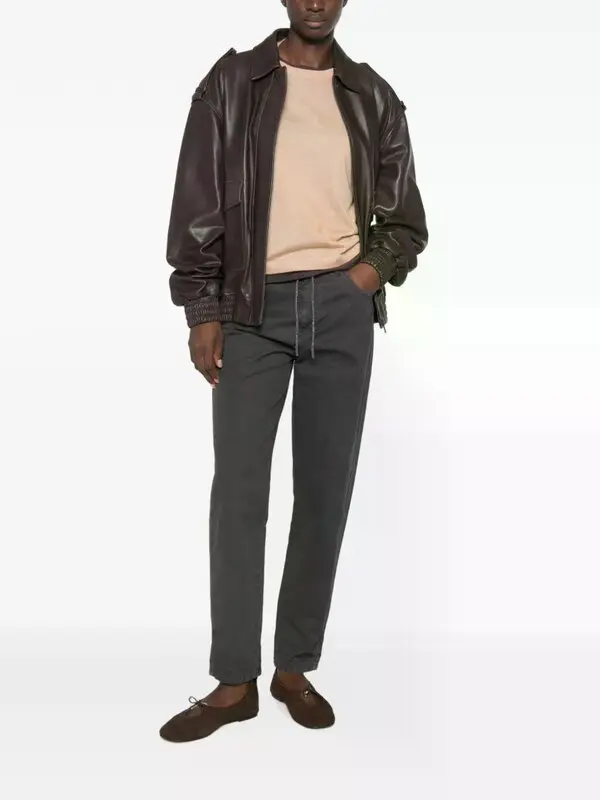 PANICALE Drawstring-waist Straight-leg Jeans