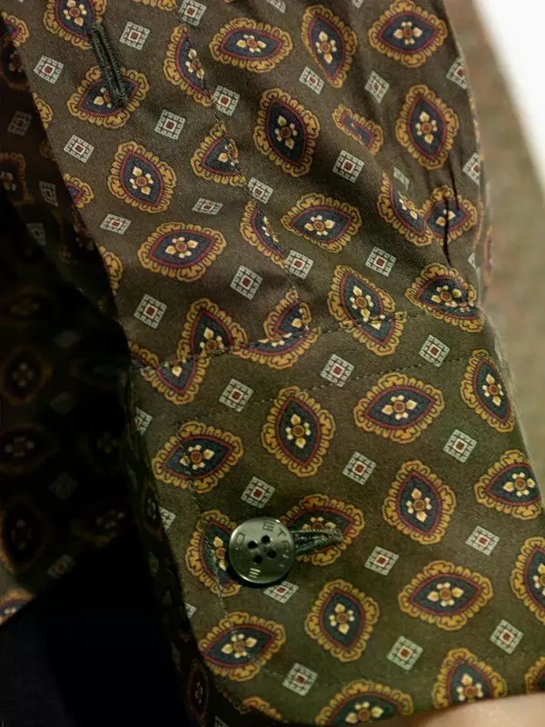 Etro Geometric-print Cotton Shirt