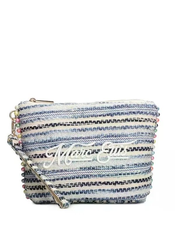 MARC ELLIS Cassy Indy Bead-embellished Clutch Bag