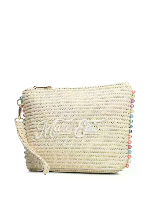 MARC ELLIS Cassy Indy Bead-embellished Clutch Bag