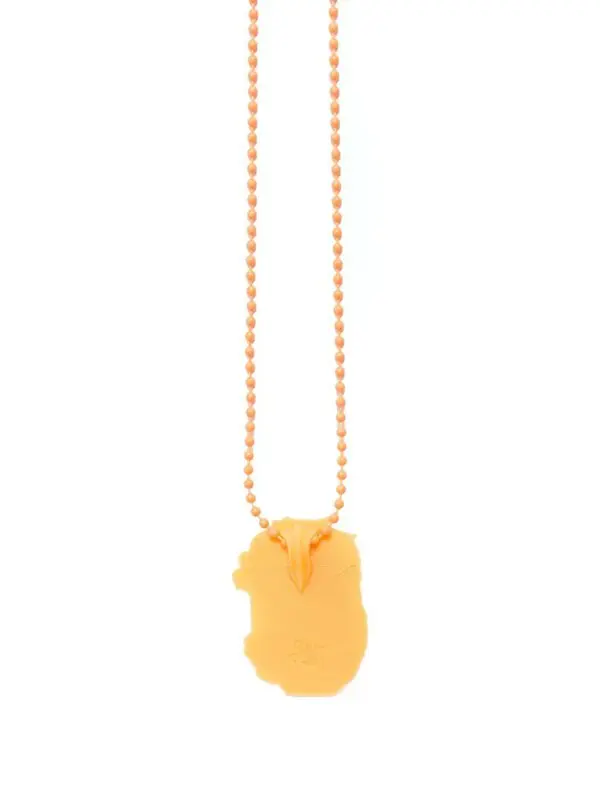 JUN/NAKAYAMA Sculpted-pendant Ball-chain Necklace