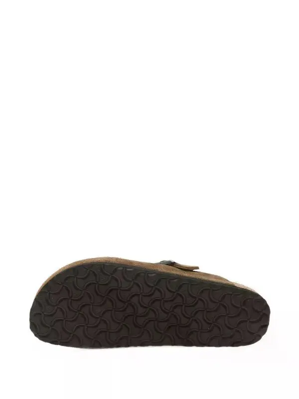 BIRKENSTOCK Boston Suede Leather Mules