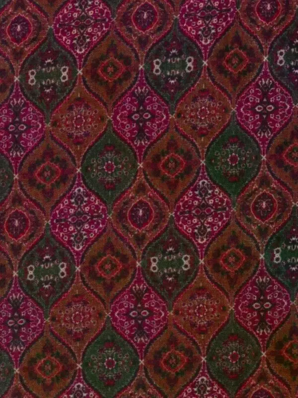 SGOMBERO CANTINE Paisley-print Frayed-edge Scarf