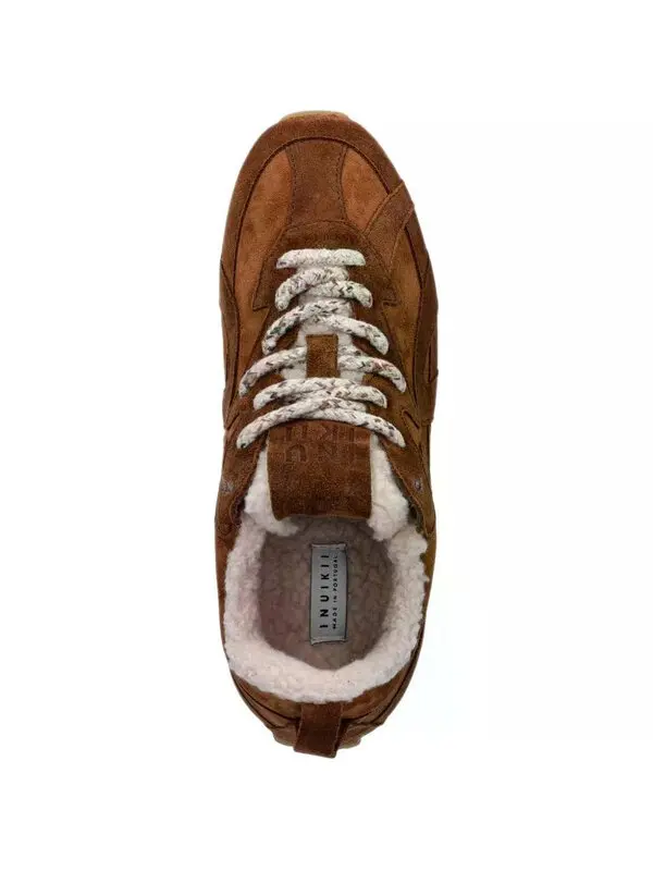 Inuikii Shearling-lined Suede Sneakers