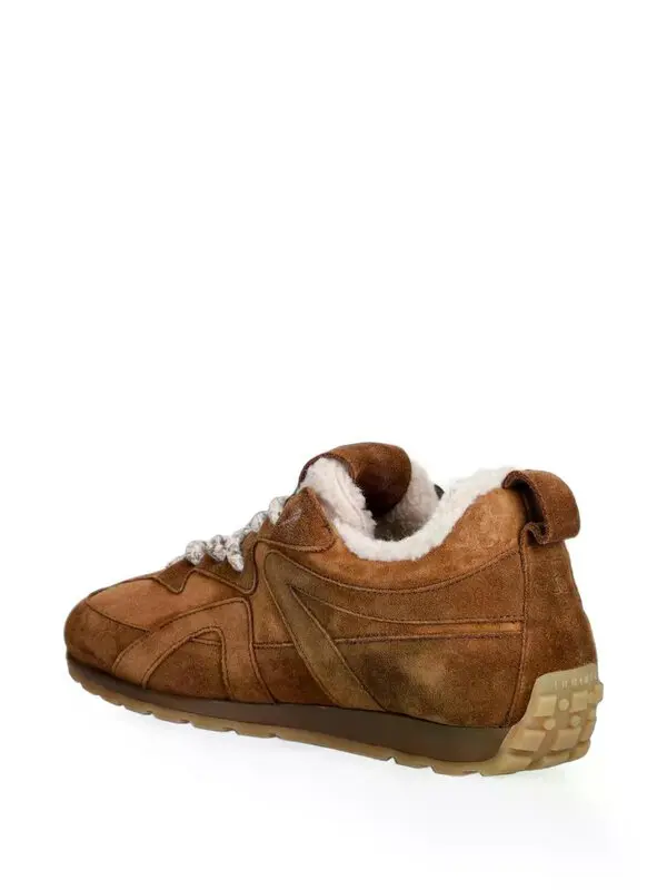 Inuikii Shearling-lined Suede Sneakers