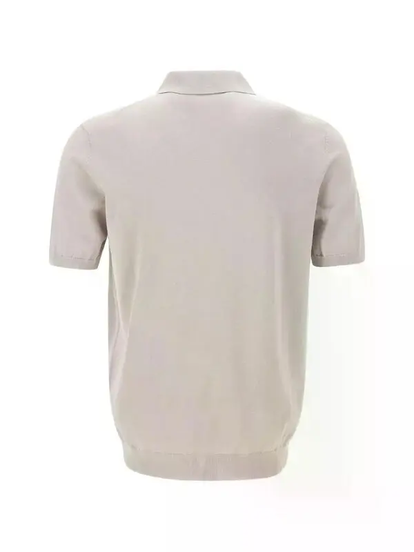 KANGRA Ribbed-trim Polo Shirt