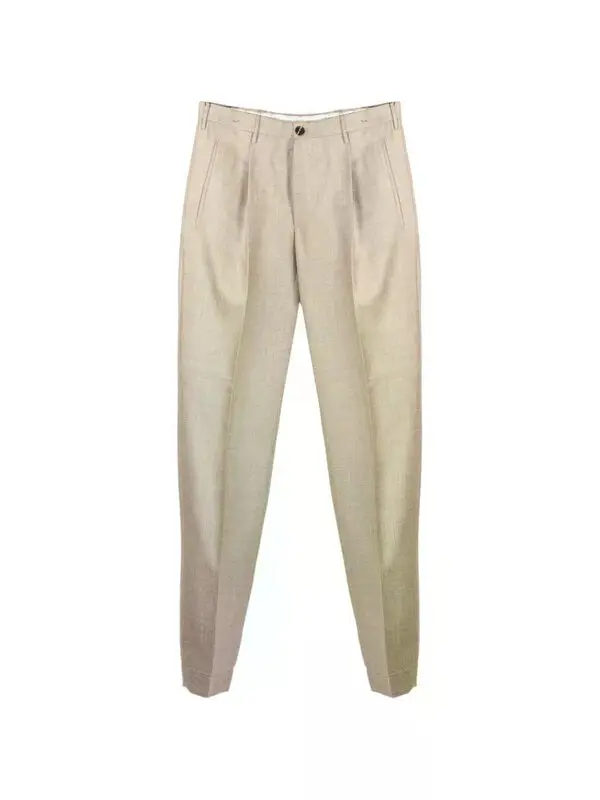 Incotex Mélange-effect Slim-fit Trousers