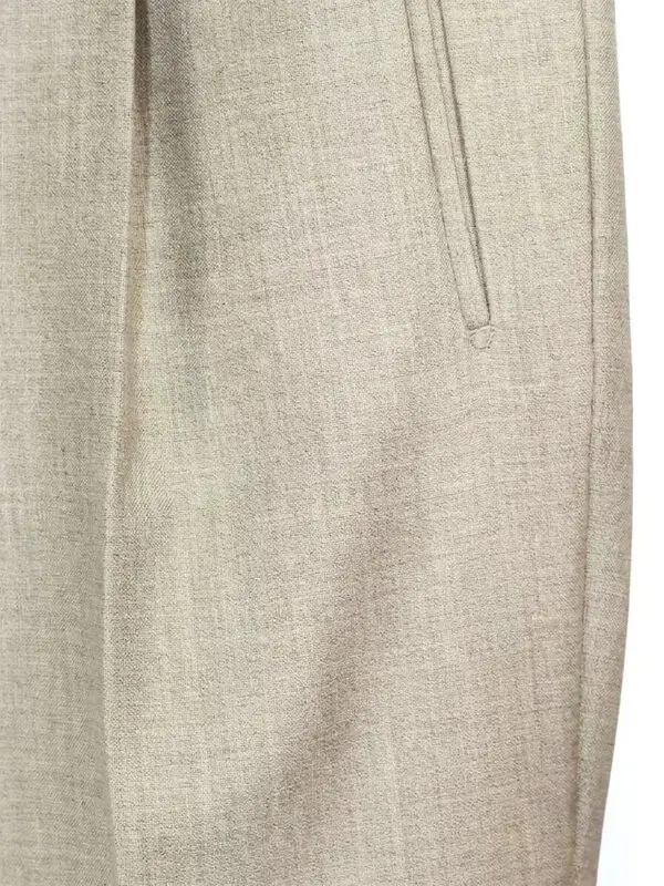 Incotex Mélange-effect Slim-fit Trousers