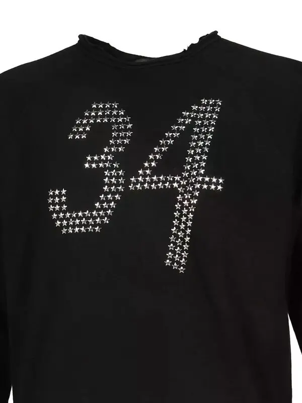 AMBUSH Star-motif Distressed Long-sleeve T-shirt