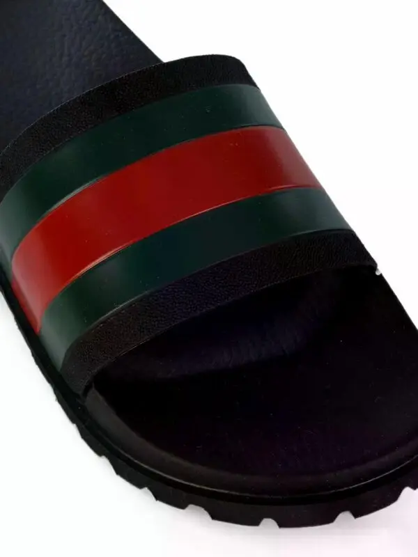 Gucci Slide Sandals With Web