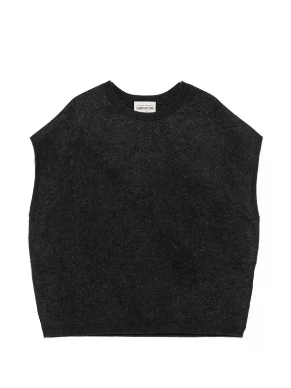 SEMICOUTURE Knitted Sleeveless Sweater