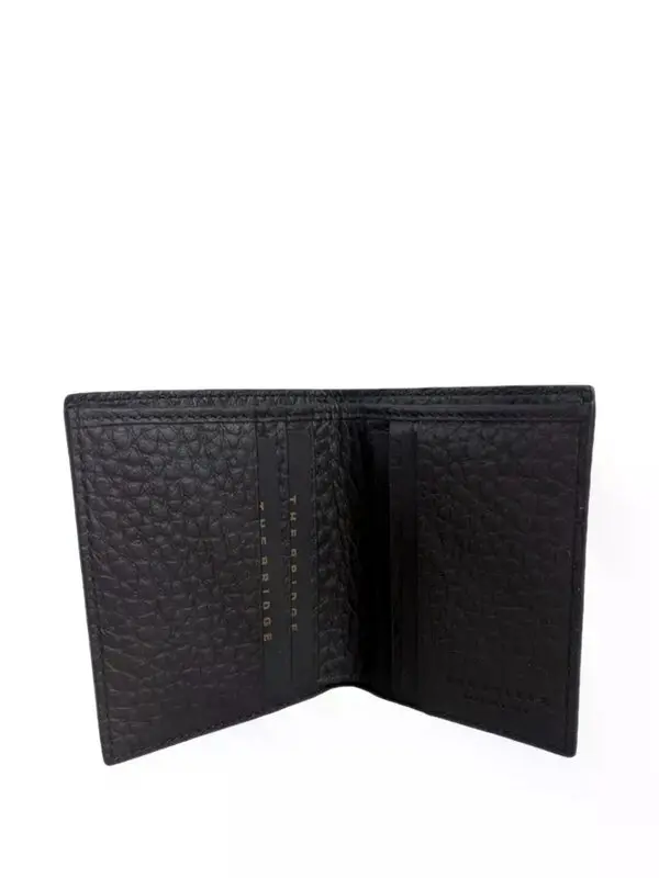 THE BRIDGE Grained Leather Wallet