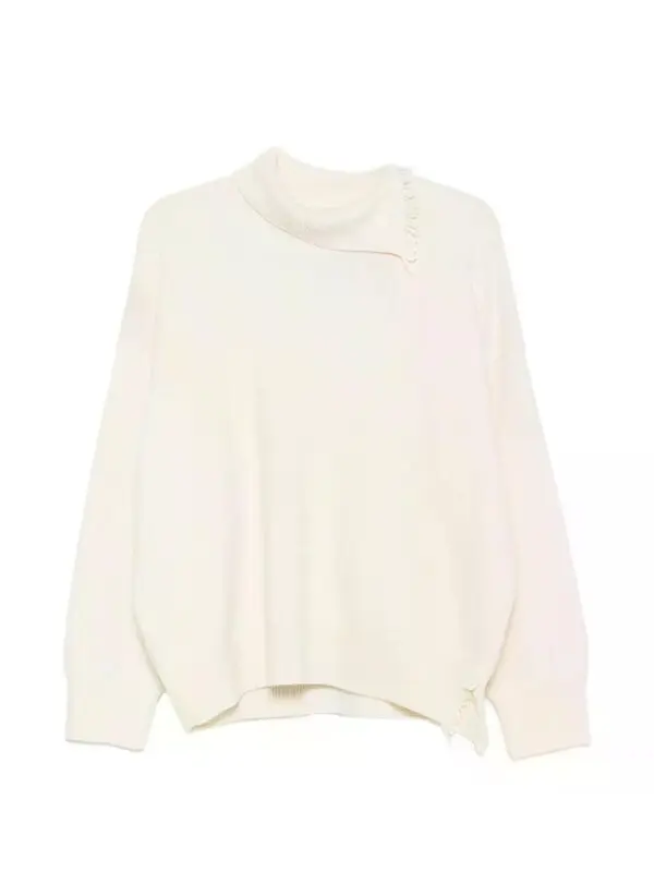 RÓHE Long-sleeve Fringed Sweater