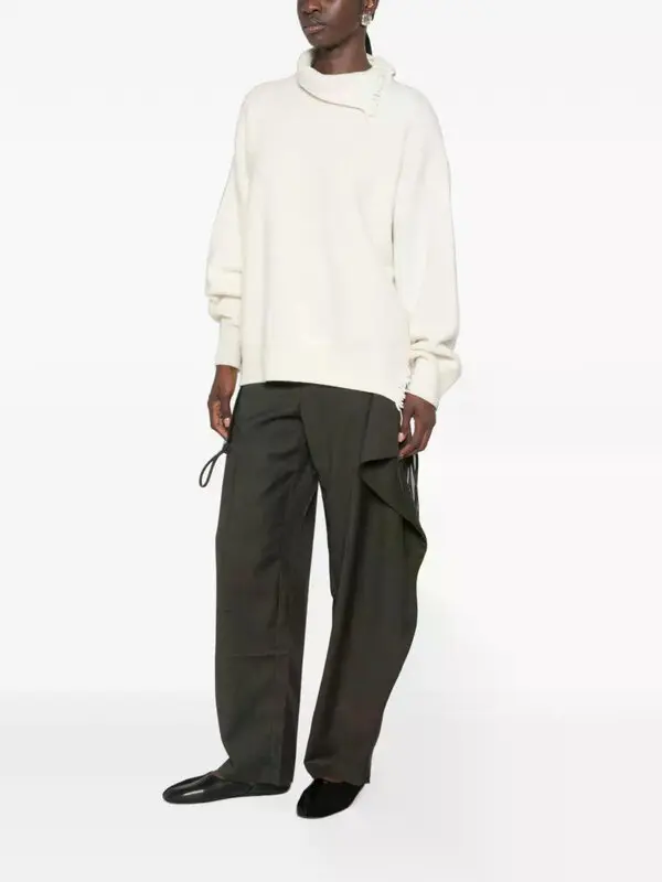RÓHE Long-sleeve Fringed Sweater