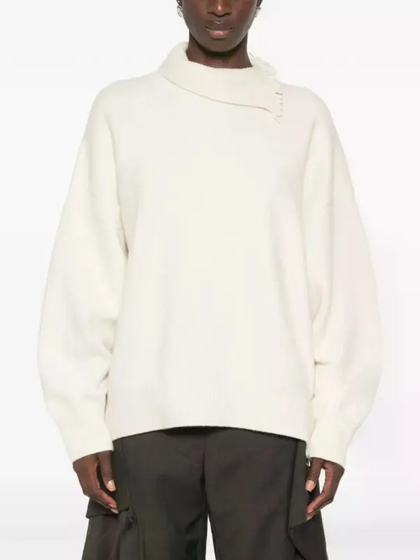 RÓHE Long-sleeve Fringed Sweater