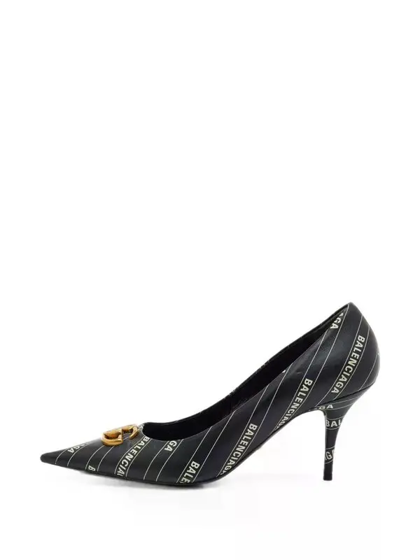 Balenciaga X Gucci Logo-print Heeled Pumps