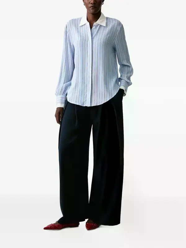 ERMANNO FIRENZE Pleated Wide-leg Trousers
