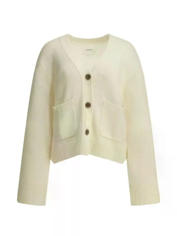 LISA YANG Danni Button-up Cashmere Cardigan - Neutrals