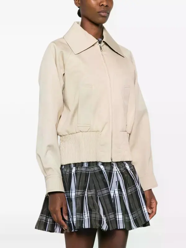 PATOU Zip-fastening Pointed-collar Jacket
