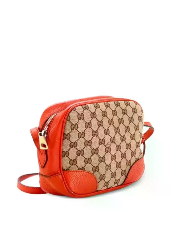 Gucci Bree Disco Gg Canvas With Leather Mini Crossbody Bag