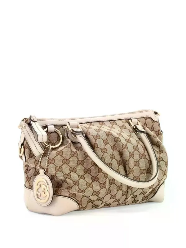 Gucci Sukey Top Handle Monogram Canvas Medium Satchel