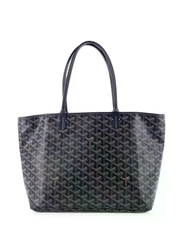 Goyard Artois Coated Canvas Pm Tote Bag - Blue