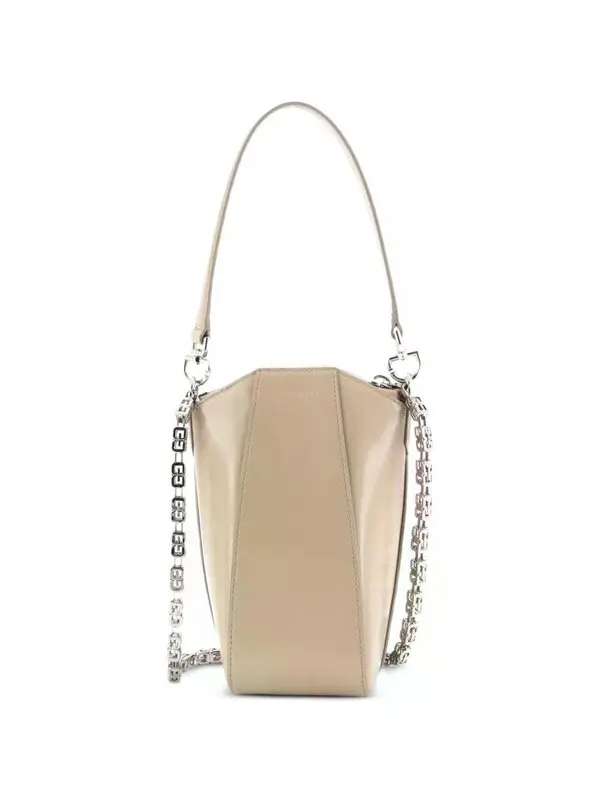 Givenchy Vertical Antigona Leather Mini Crossbody Bag - Neutrals