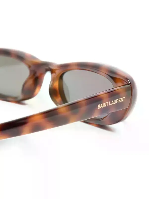 Saint Laurent Shade Plump Oval-frame Sunglasses